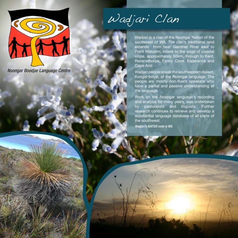 Wadjari Clan Plaque :: Noongar Boodjar Language Cultural Aboriginal ...