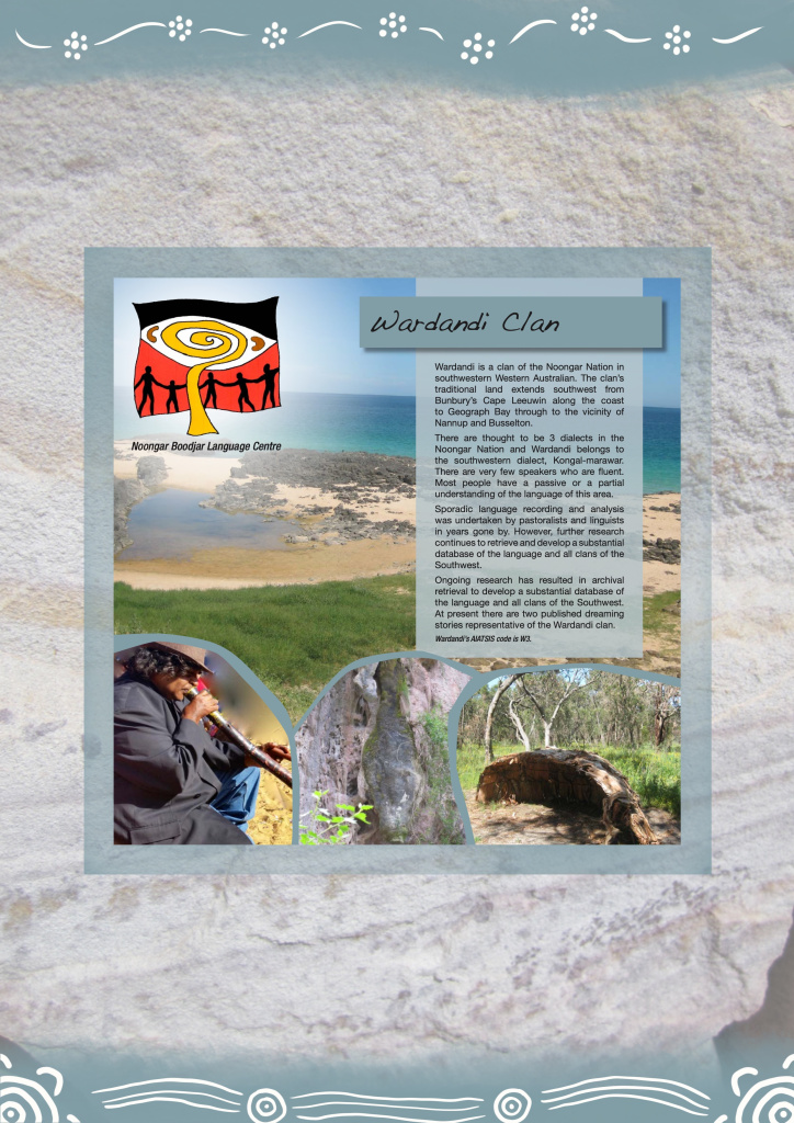 Wardandi Clan Plaque :: Noongar Boodjar Language Cultural Aboriginal ...