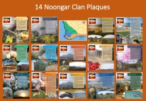 Noongar Acrylic Clan Plaque set (14 plus Clan Map) :: Noongar Boodjar ...
