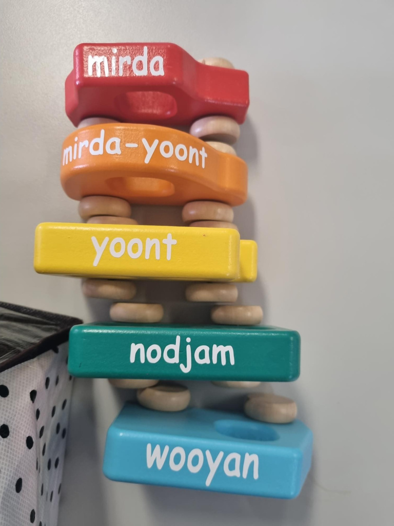 Noongar 5 Colours Wooden Car set :: Noongar Boodjar Language Cultural ...