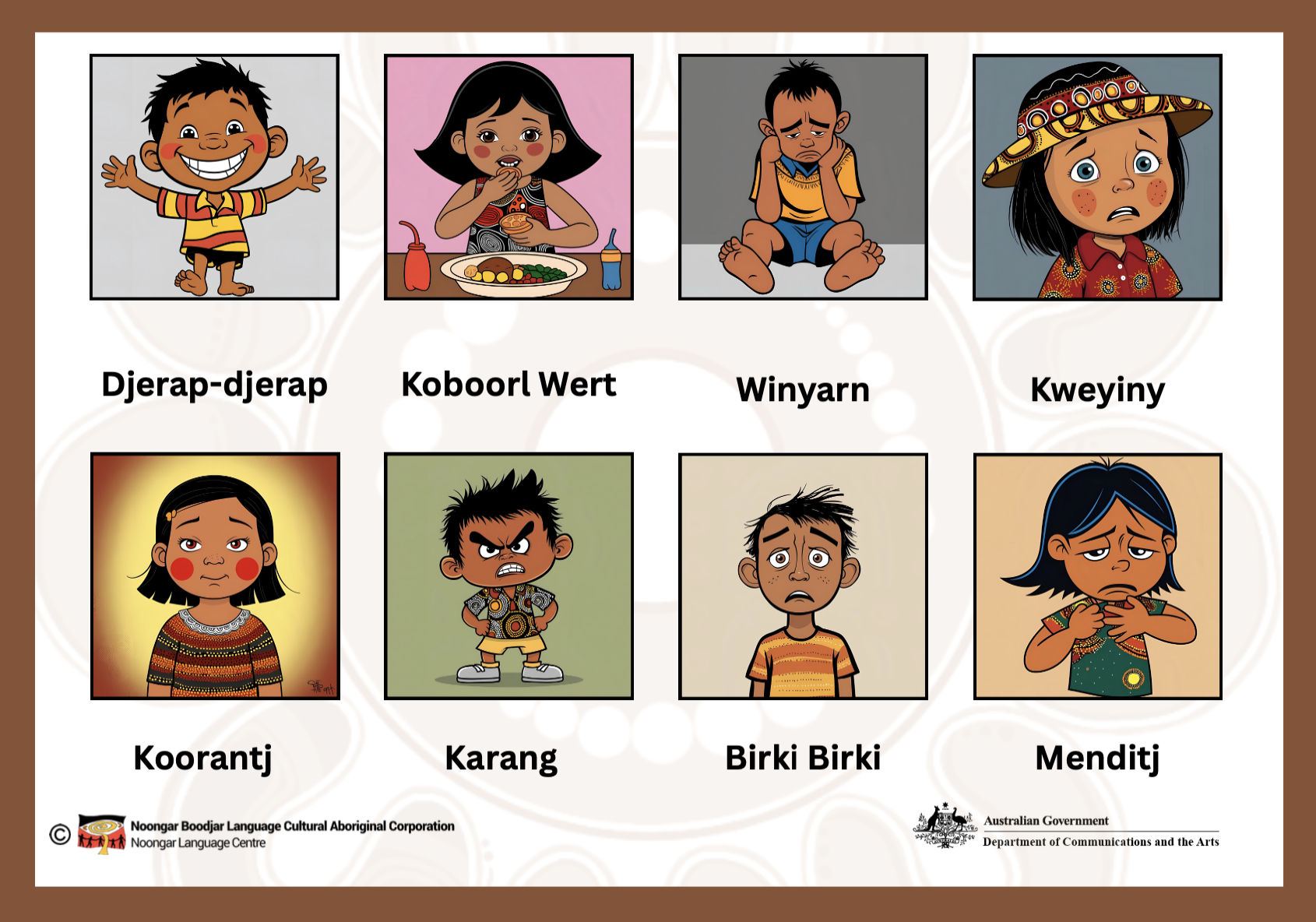 Kadak/Feelings-Poster A3 Landscape Unlaminated :: Noongar Boodjar ...